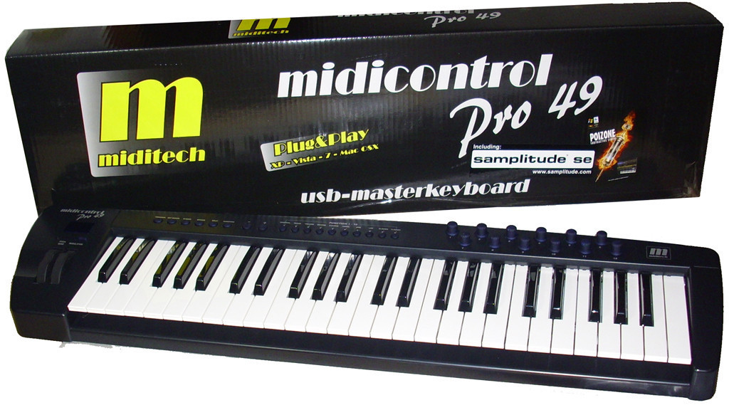Купить MIDI-клавиатура «Реальный основной» miditech midicontrol Pro 49 ...
